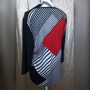 Michael Tyler | Tops | Nwt Michael Tyler Geometric Pattern Shirt | Poshmark